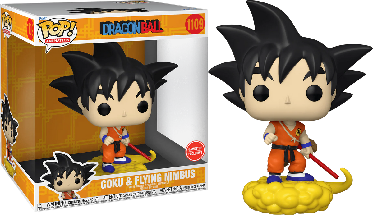 Funko Pop! Jumbo - Goku & Flying Nimbus (GameStop Exclusive) #1109 ...