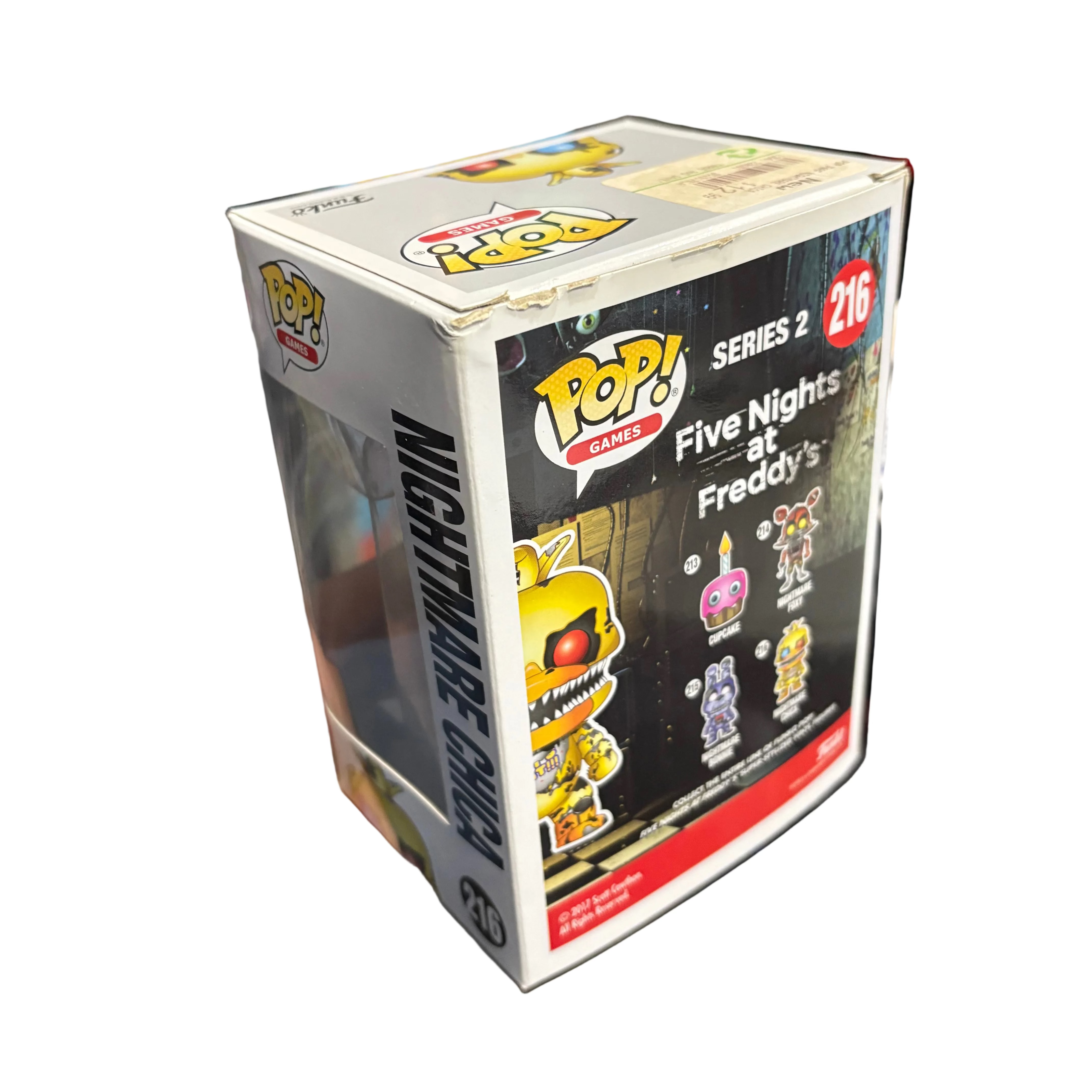 Funko Pop! Five Nights at Freddy's: Nightmare Chica #216 (box damage ...