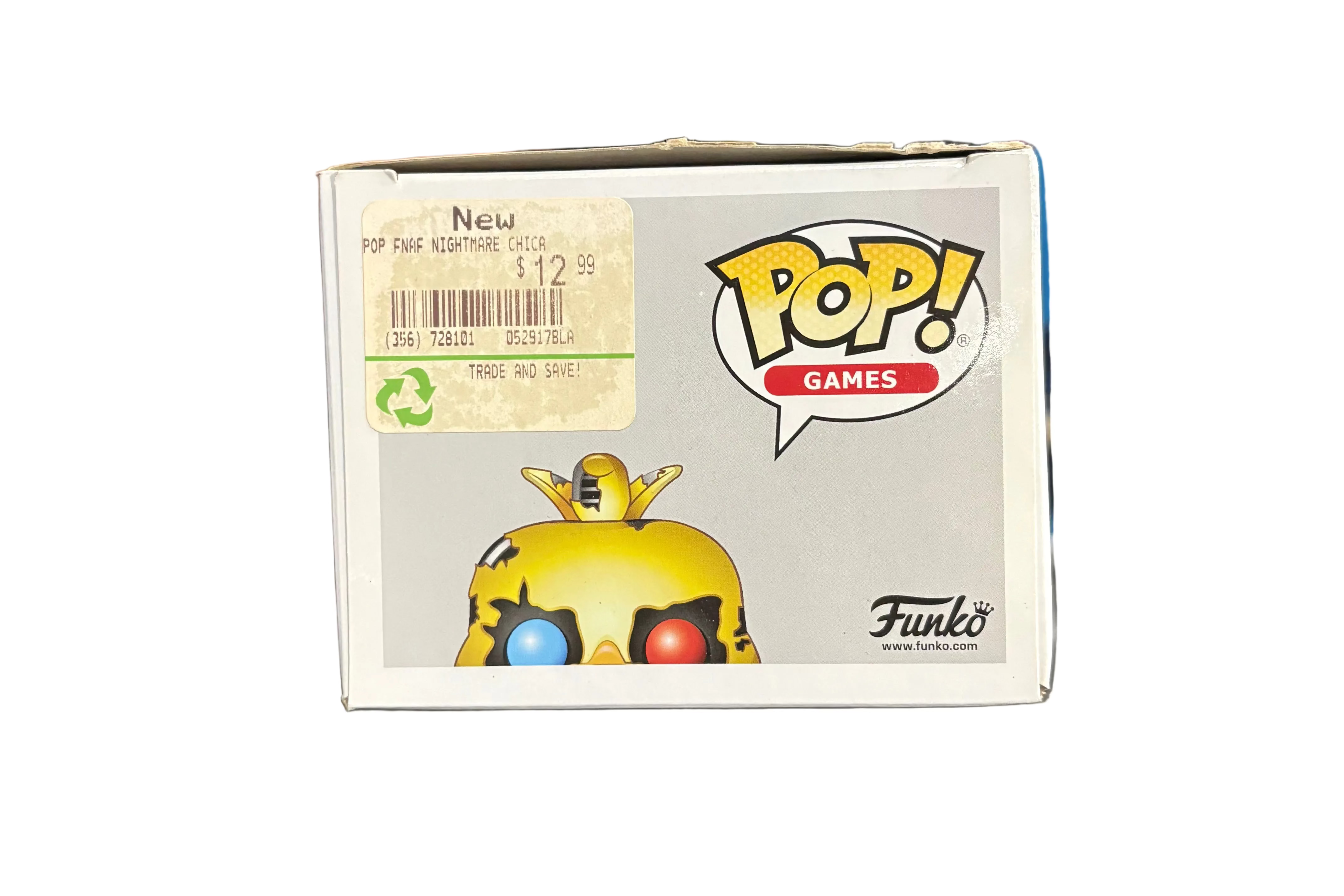 Funko Pop! Five Nights at Freddy's: Nightmare Chica #216 (box damage ...