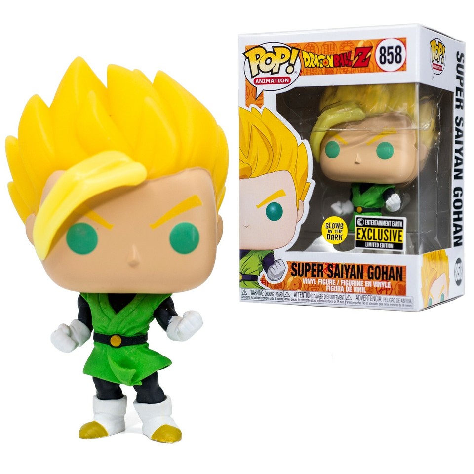 Funko Pop! Dragon Ball Z - Super Saiyan Gohan (Glows) [Entertainment E ...